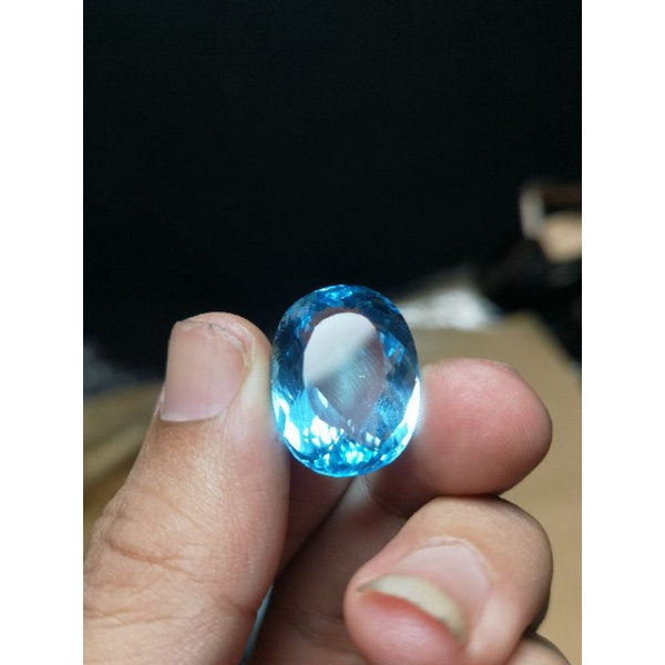 Jual batu permata natural topaz lengkap dengan memo ACC LAB | Shopee ...