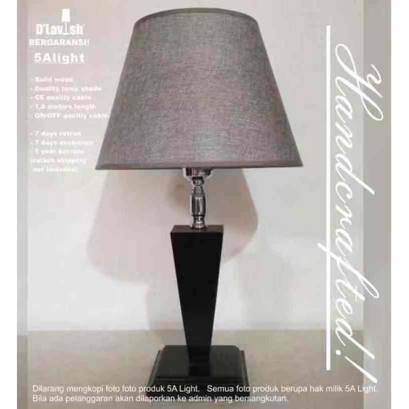 Jual Great Wood 56cm - Lampu Meja Hias Minimalis/Lampu Tidur/Lampu Nakas | Shopee Indonesia