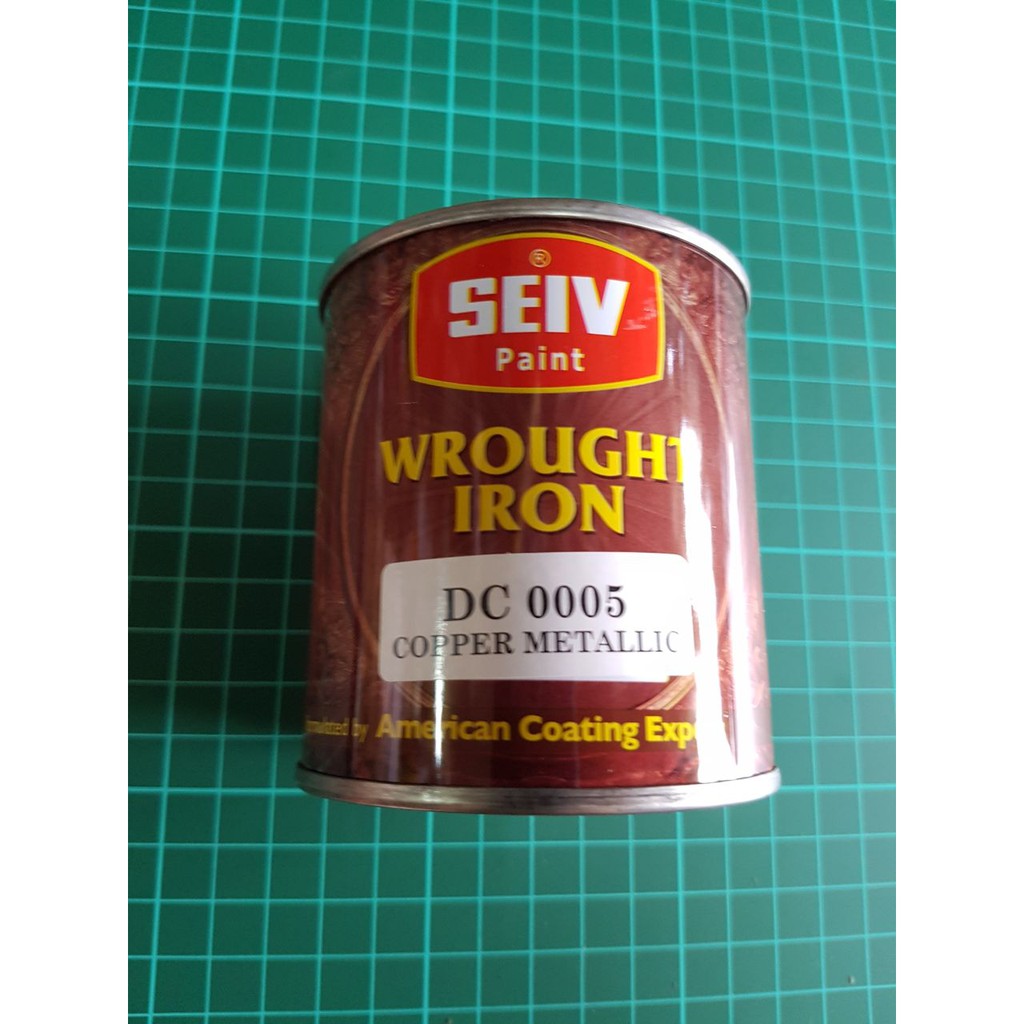 Jual Cat Besi Tempa Warna Tembaga Merk Seiv Ukuran 250 ml | Shopee ...