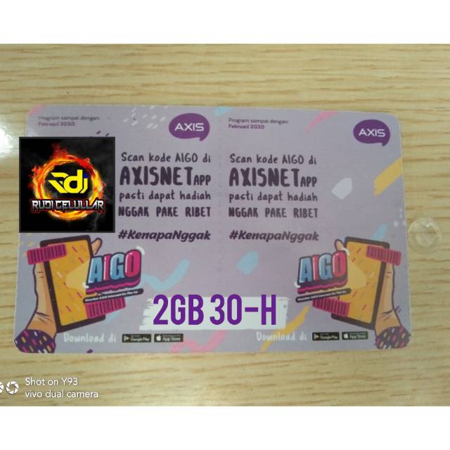 Jual Voucher Data Axis Aigo 2GB 30 Hari | Shopee Indonesia