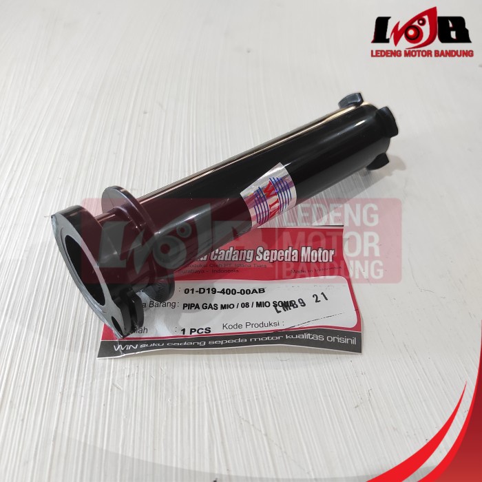 Jual Win Pipa Gas Mio Soul Sporty Fino Selongsong Plastik Stang Motor ...