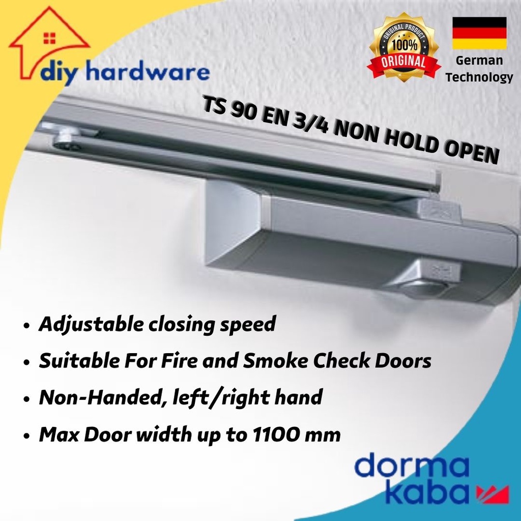 Jual Dorma Door Closer TS90 NHO EN3/4 Dormakaba TS 90 EN 3/4 Non Hold Open | Shopee Indonesia