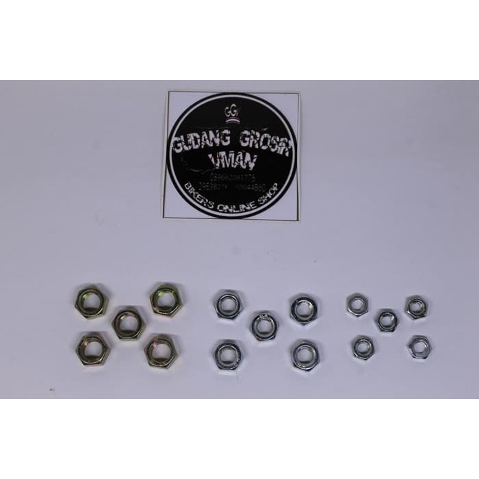 Jual Mur Ukuran Baut 12 Bahan Nikel Mur 12 Mur Nikel 12 | Shopee Indonesia