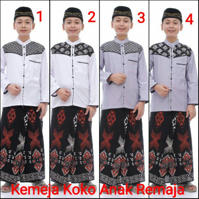Jual Kemeja Koko Anak Remaja SD dan SMP (Koko Guz Azmi) | Shopee Indonesia