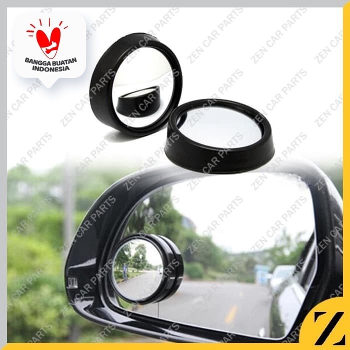 Jual kaca blind spot cermin mini blindspot spion cembung wide mobil ...