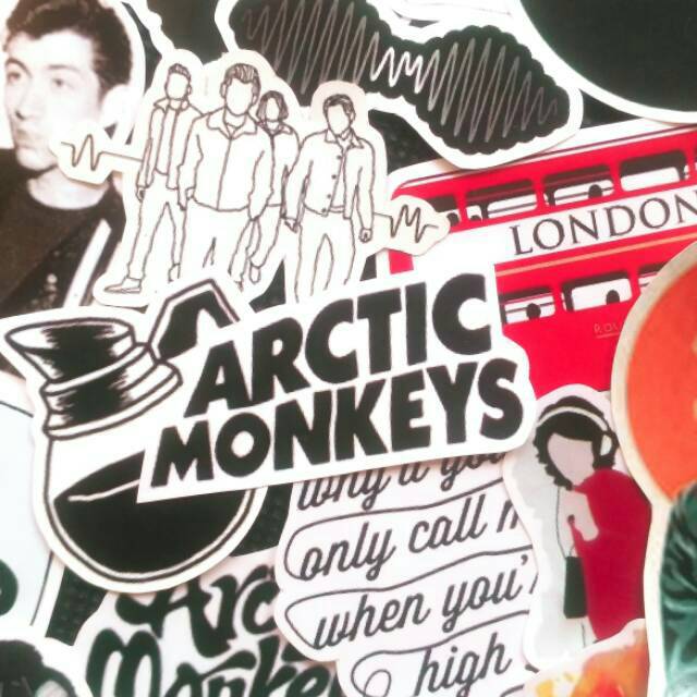Jual Arctic Monkeys Waterproof Sticker Pack include 30 pcs aesthetic ...