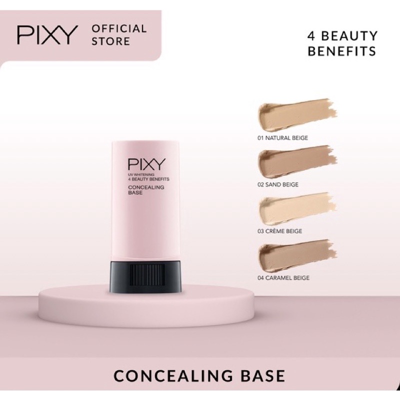 Jual pixy 4bb concealing base / stick foundation / pixy uv whitening ...