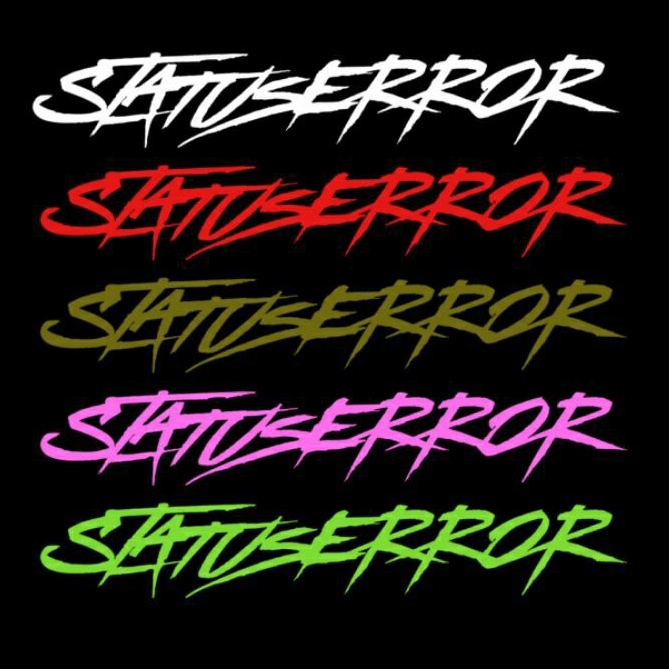 Jual Sticker Cutting status Error satuan new design Masuk semua motor ...