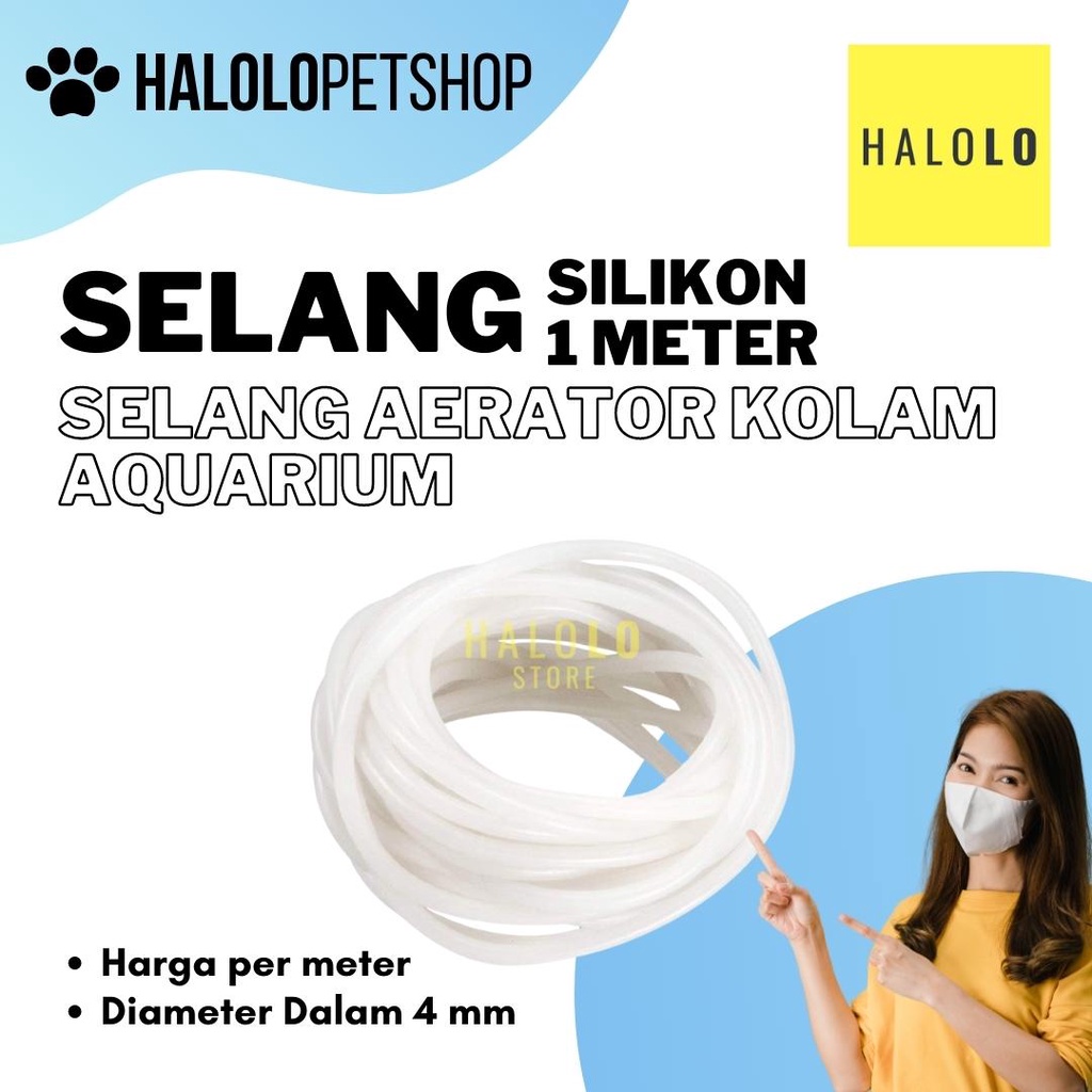 Jual Selang Aerator Silikon 1 Meter Selang Udara Air Pump 4 MM | Shopee ...