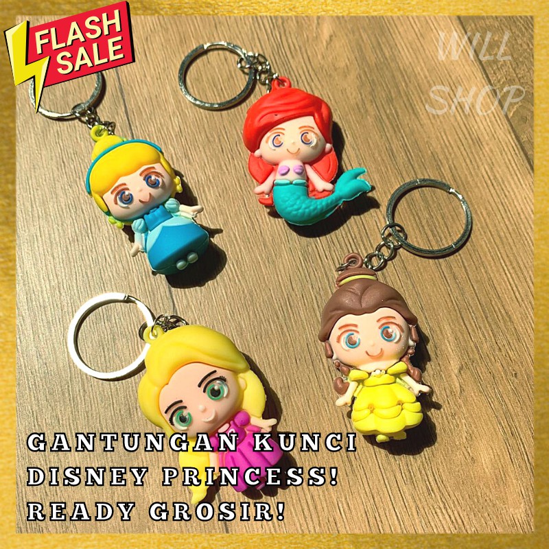 Jual GANTUNGAN KUNCI / MOTOR / KENDARAAN BENTUK DISNEY PRINCESS PUTRI ...