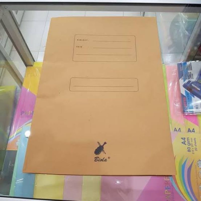 Jual Map Kertas Biola 5002 Ungu/Putih/Coklat isi 50 | Shopee Indonesia
