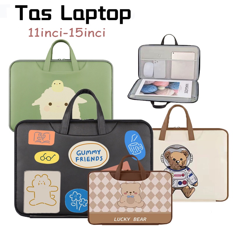 Jual Tas Laptop 15.6 inch Storage Bag Waterproof For Macbook 14.2 15 ...