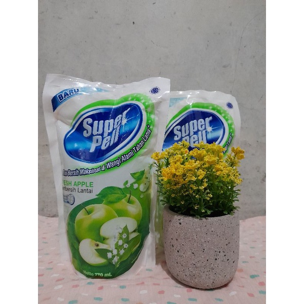 Jual SUPERPELL 770ML FRESH APPLE PEMBERSIH LANTAI | Shopee Indonesia