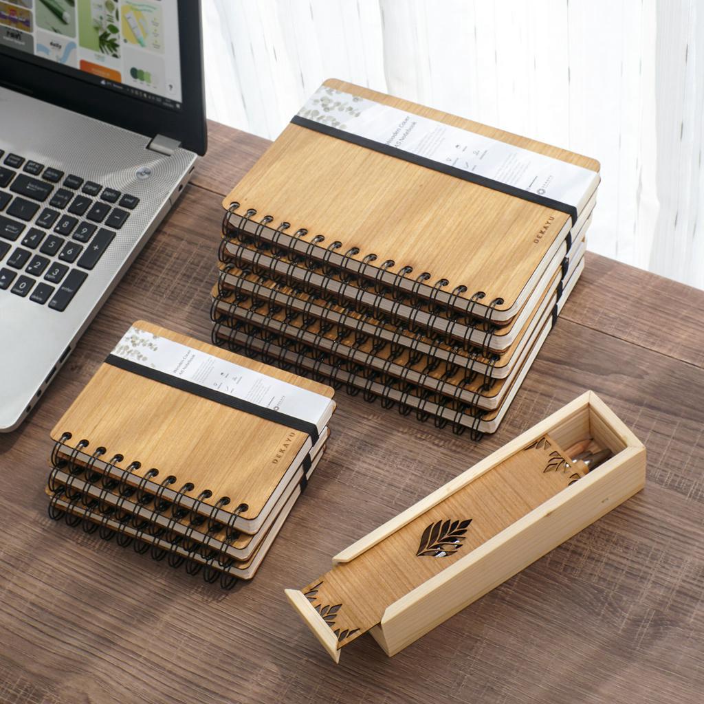 Jual Dekayu - Buku Tulis Notebook | Wooden Notebook A5 | Planner Jurnal ...