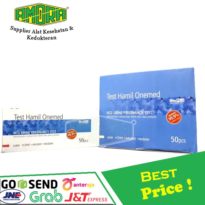 Jual Tes Kehamilan Strip Onemed 50 pcs - ONEMED HCG URINE PREGNANCY ...