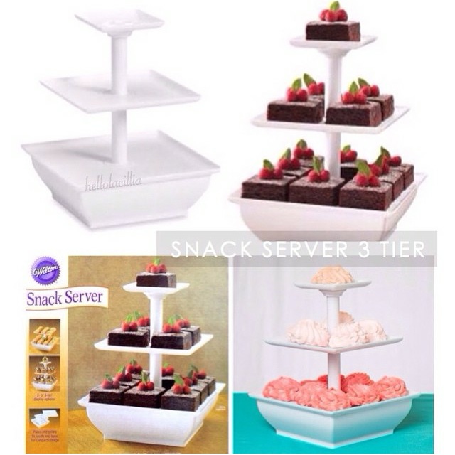 Jual Snack Server 3 Tier | Shopee Indonesia