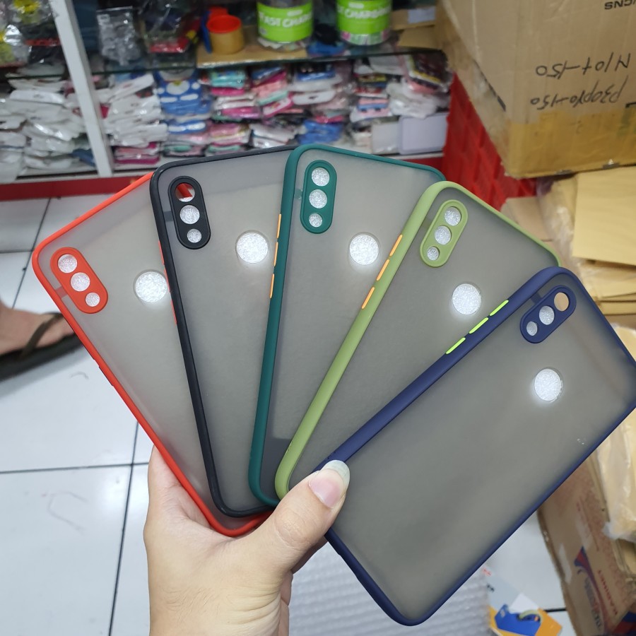 Jual Redmi 7 Matte Frosted Soft Hard Case Doff Warna Camera Protection ...
