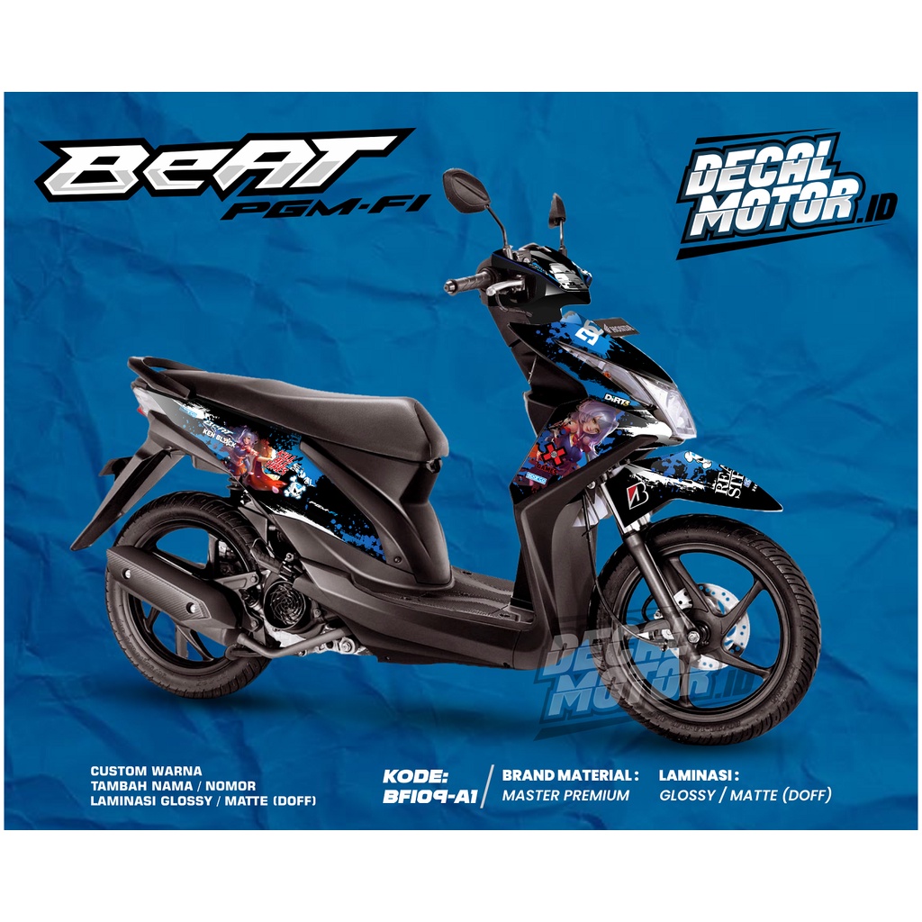 Jual Sticker full body beat Fi lama - DECAL MOTIF ANIME - BFI | Shopee ...