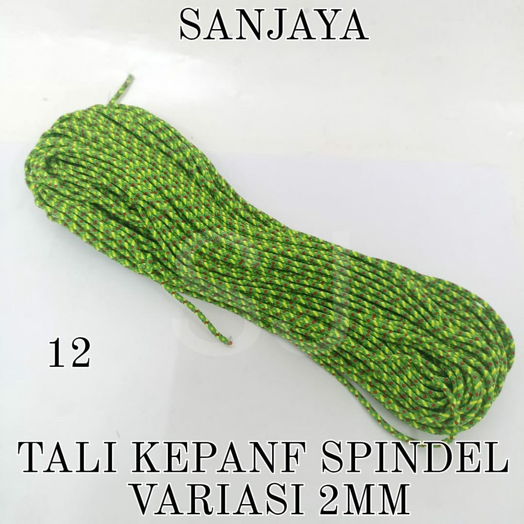 Jual Tali Kepang Nilon Ukuran 2mm / Tali Sumbu / Tali Kepang Sumbu ...