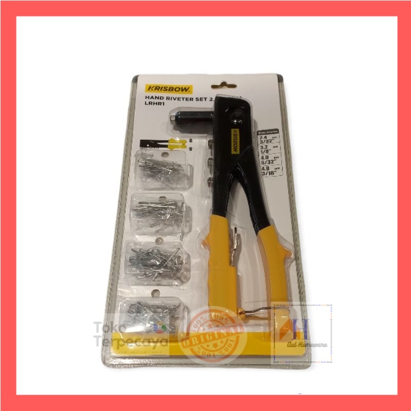 Jual Tang Rivet/Tang paku rivet/Krisbow Tang Rivet 25,5 Cm/Hand rivet ...