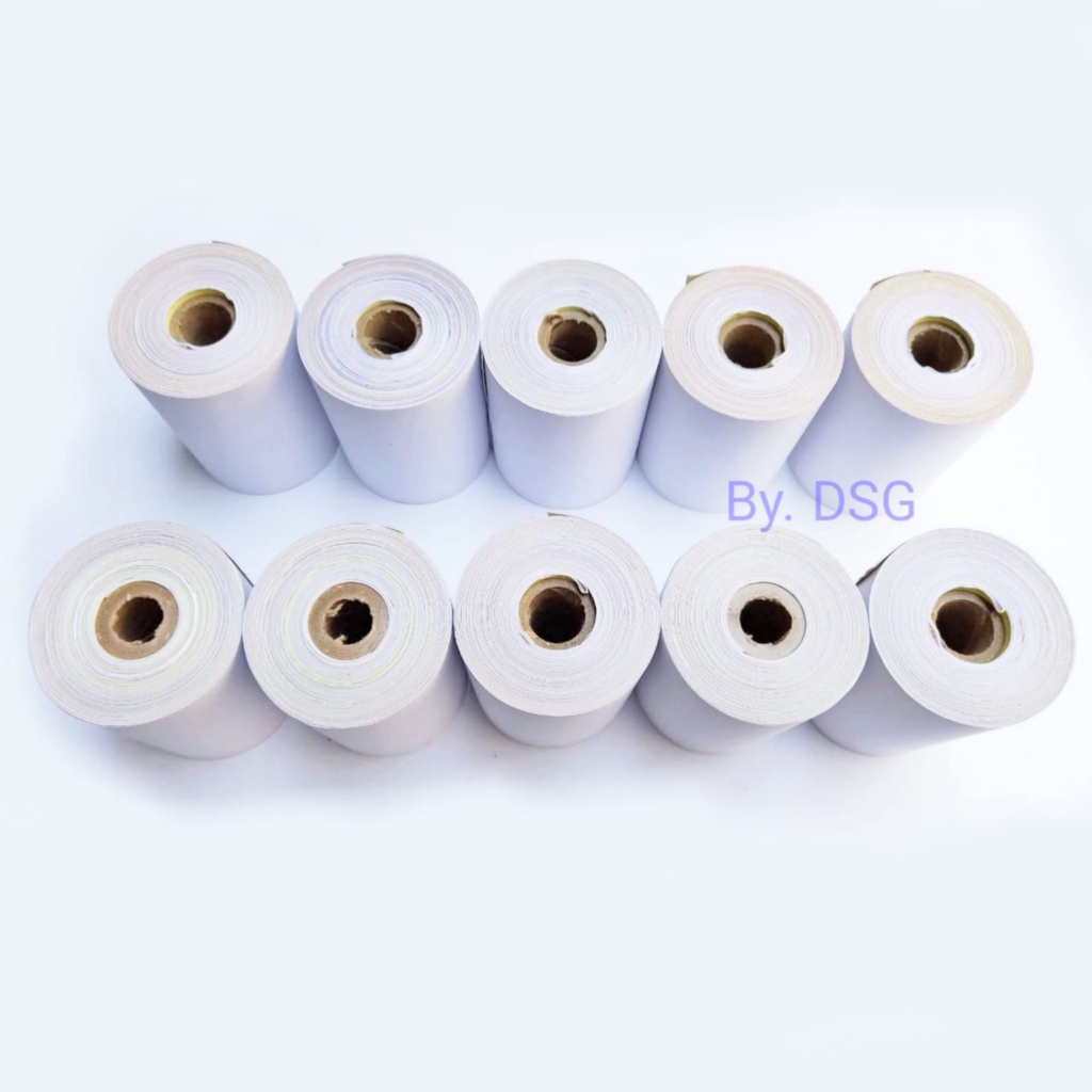 Jual Kertas Struk Kasir NCR 3 Ply Uk. 75 x 60 mm Pembelian 10 Roll ...