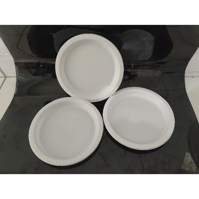 Jual (Isi 50) Piring 9 Plastik/ Piring plastik ukuran 9/ piring bahan ...
