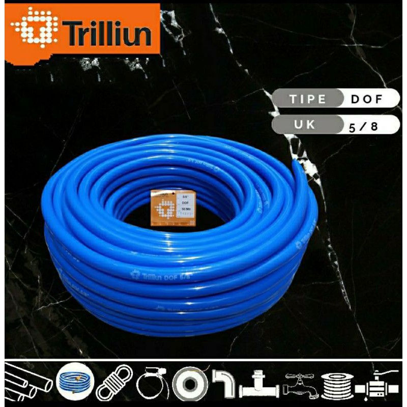 Jual SELANG AIR TRILLIUN DOF 5/8" Anti Lumut dan Elastis Harga Per Meter | Shopee Indonesia