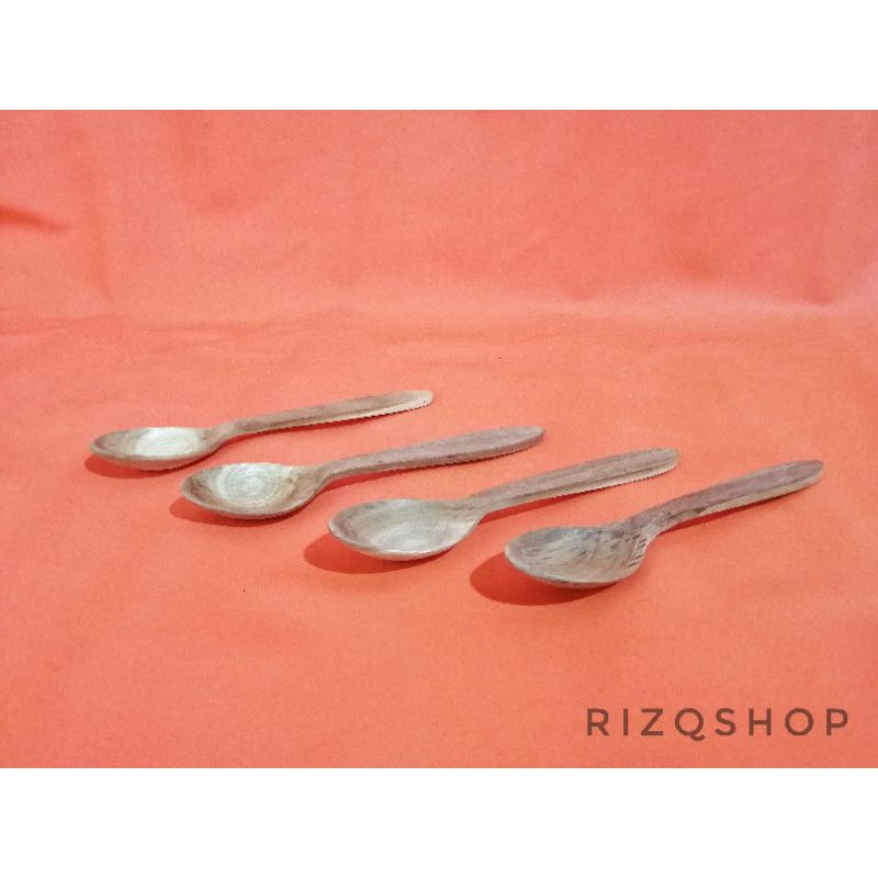 Jual Sendok Teh Sendok Teh Kayu Jati Wooden Tea Spoon Teak Wood ...