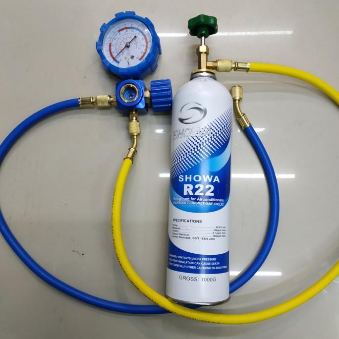 Jual PAKET ISI FREON R22 RUMAH SIGHLAS SHOWA KALENG KECIL 1KG 4MACAM Lc ...