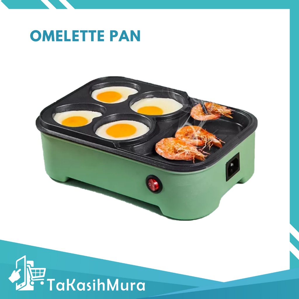 Jual Mesin Burger Telur Goreng Frying Pan Omellet Pan Teflon Panci JN ...