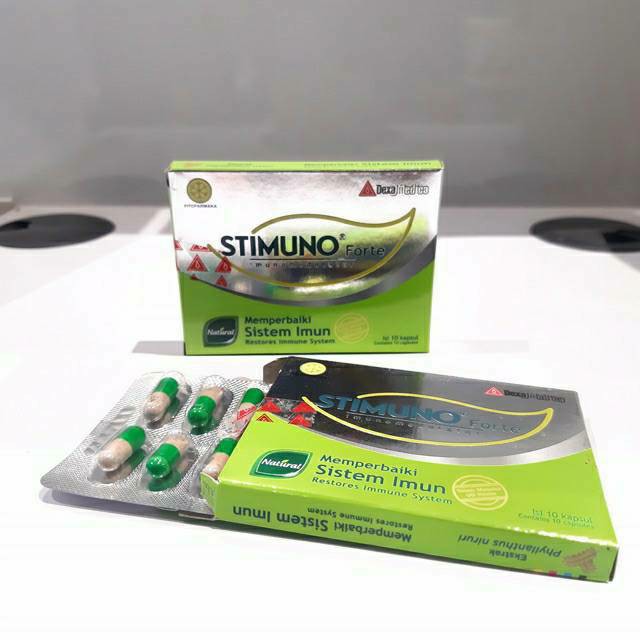 Jual STIMUNO FORTE CAPSUL isi 10's (Menjaga Daya Tahan Tubuh Anda ...