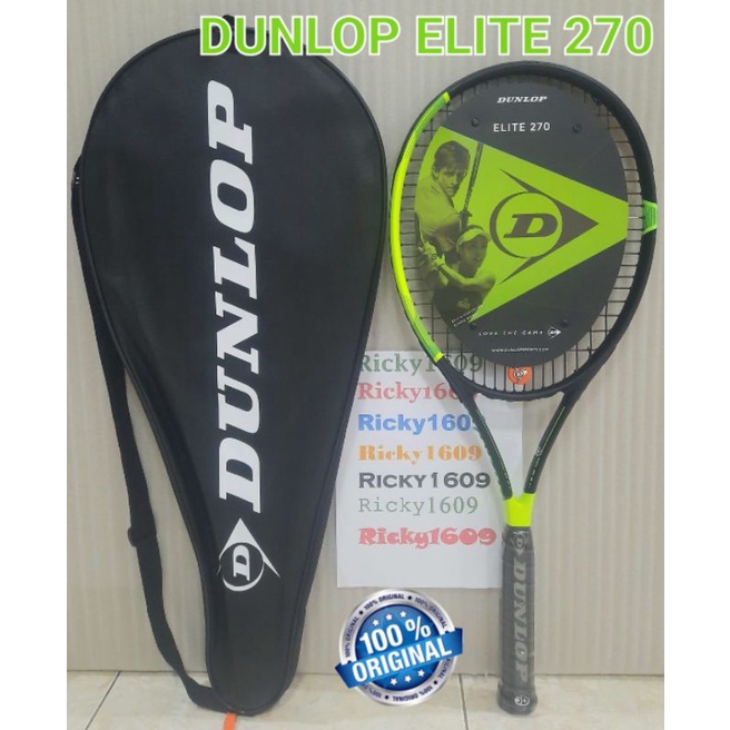 Jual RAKET TENIS DUNLOP ELITE 270 (100 in / 270 g) - ORIGINAL DUNLOP ...