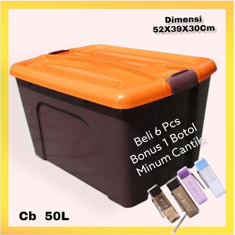 Jual container box kapasitas 50 liter Untuk Keluar Kota kirim via Cargo ...
