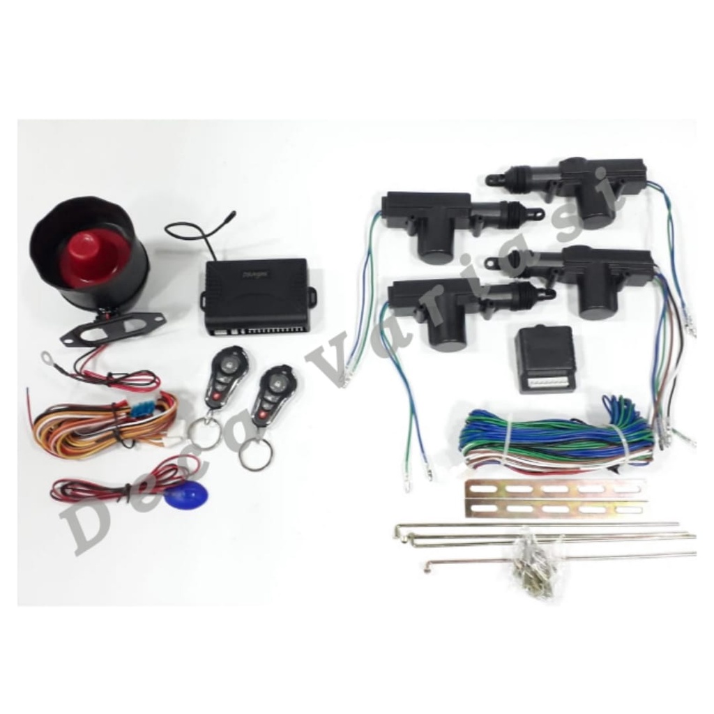 Jual Paket Set Alarm Mobil Kunci Model F1 Dan Central Lock 4pintu Alarm ...