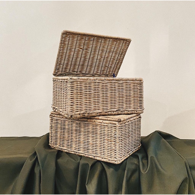 Jual Fitrit Box / hampers rotan rangka besi murah | Shopee Indonesia