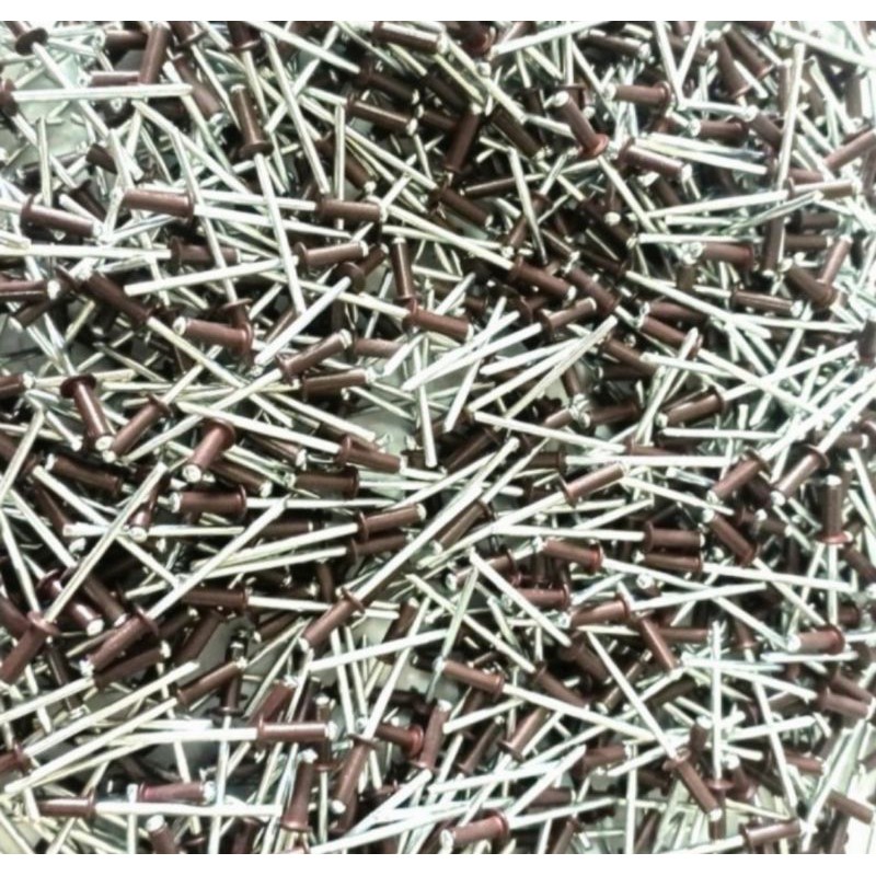 Jual PAKU RIVET ELLPRO 435 Warna:Hitam/Coklat/Putih size 3.2mmX9.5mm ...