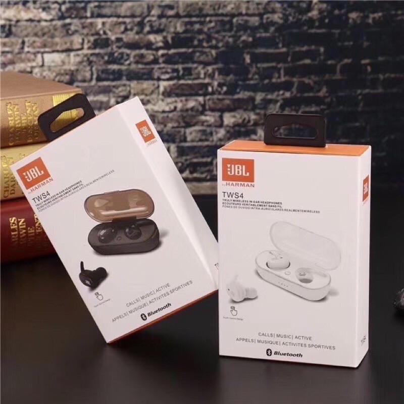 Jual EARPHONE BLUETOOTH TWS 4 WIRELESS STEREO HEADSET BLUETOOTH ...