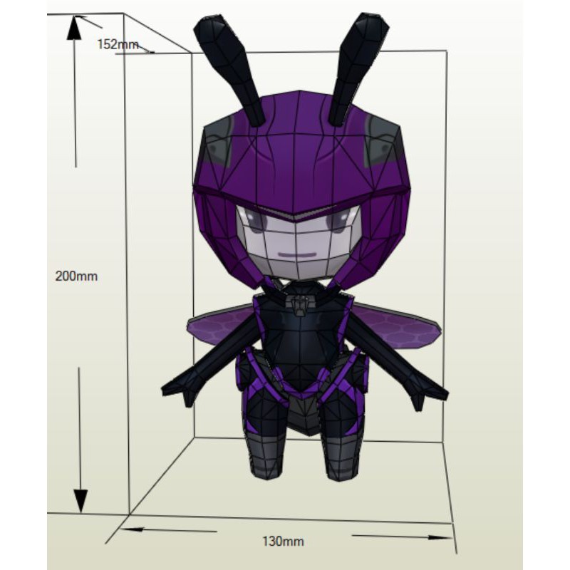 Jual Mobile Legends Chibi Angela Bee Papercraft | Shopee Indonesia