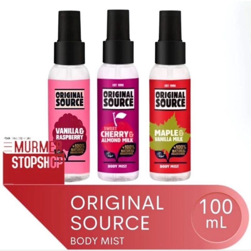 Jual Original Source Body Mist 100ml | Shopee Indonesia