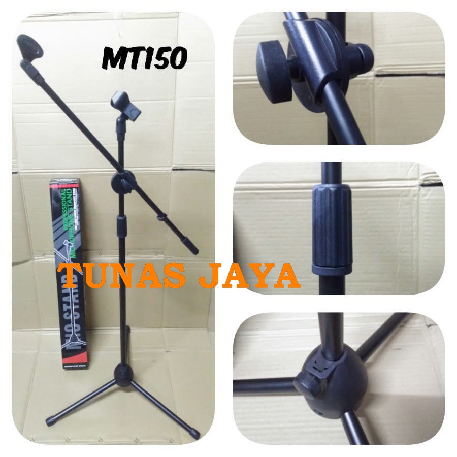 Jual STAND MIC LANTAI MT150 STANDDING MICROPHONE | Shopee Indonesia