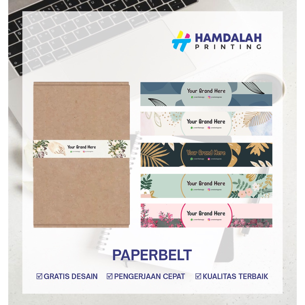 Jual Paper Belt / Paper Sleeve / Label Segel Box / Packaging Sleeve ...
