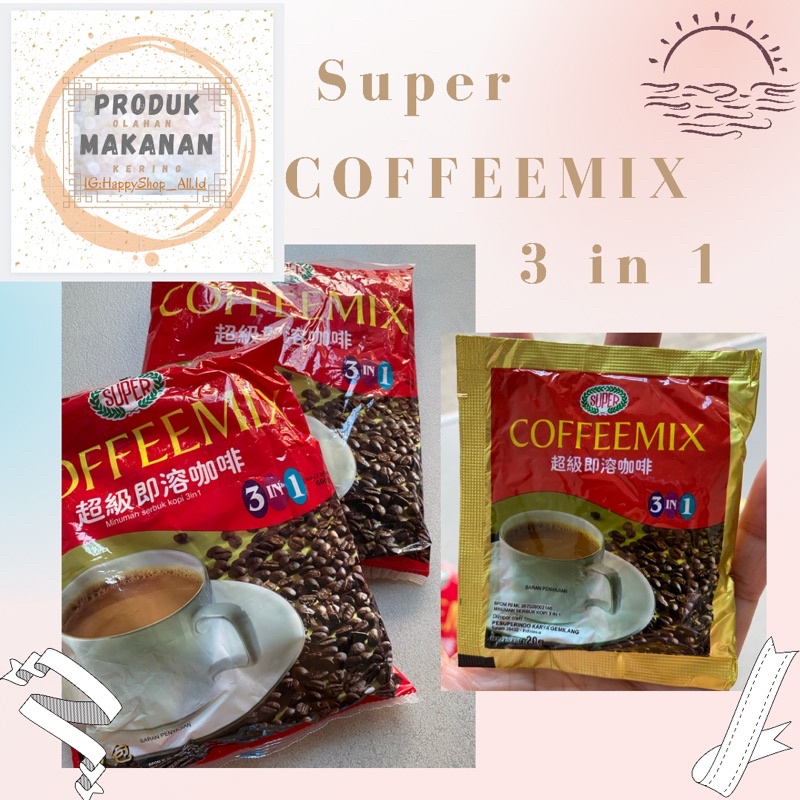 Jual MALAYSIA COFFEEMIX SUPER 3in1 (Aroma Kopi Super) 1Pack isi ...