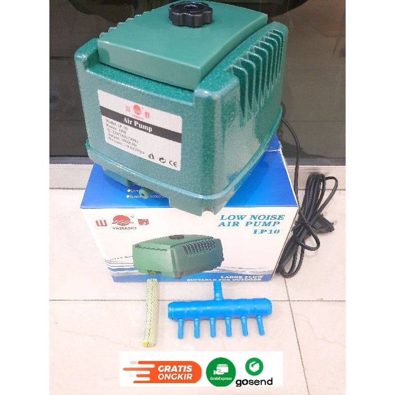 Jual Air Pump Aerator Blower YAMANO LP 10 Airpump Besar Kolam Aquarium ...