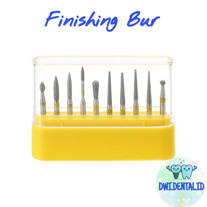 Jual Dental Diamond Bur Intan Set Fine Finishing Kit | Shopee Indonesia