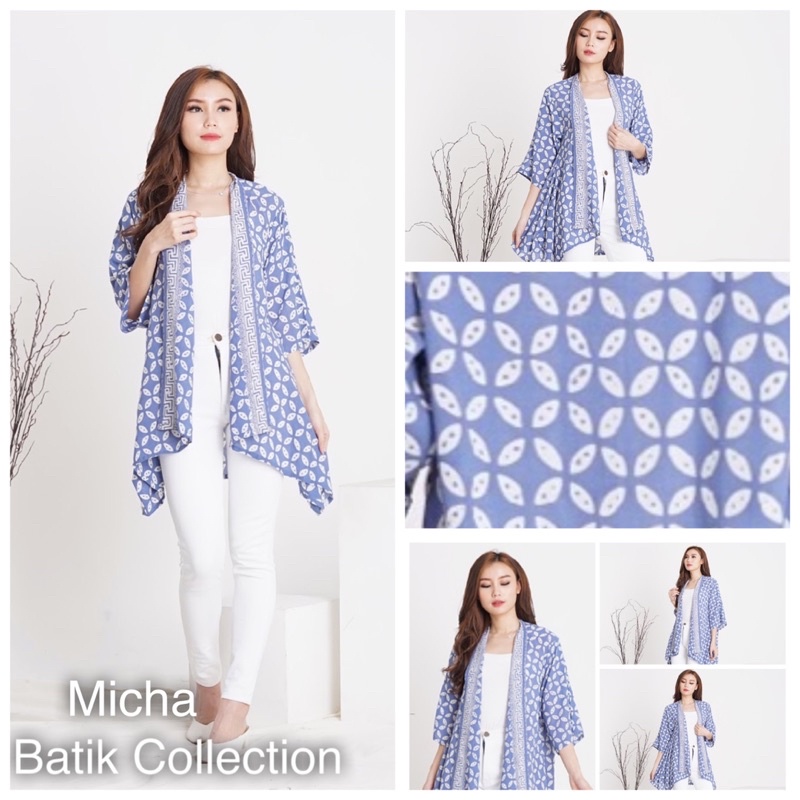 Jual Outer batik: Maxi Kotak | Shopee Indonesia