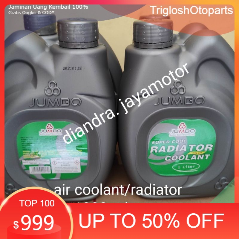 Jual air coolant air radiator jumbo 1000 ml for all motor dan mobil ...