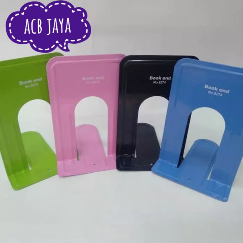 Jual Sandaran buku besi / penyangga buku 1 pcs / book end | Shopee ...