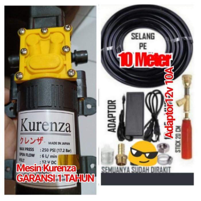 Jual Pompa | Pompa Cuci Mobil Portable 12V Pompa Kurenza Lengkap ...