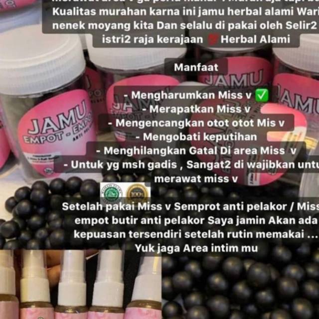 Jual Jamu Perawan dan Miss Spray | Shopee Indonesia