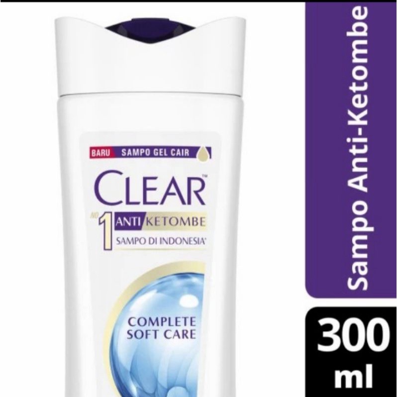 Jual Clear sampo Complete Soft Care 300 ml | Shopee Indonesia